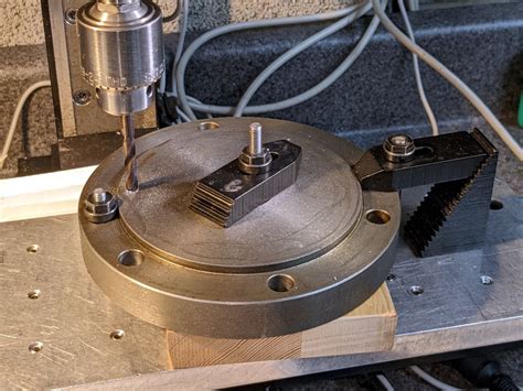 Mini Lathe Adapting A Five Inch Four Jaw Chuck Adapter Plate The