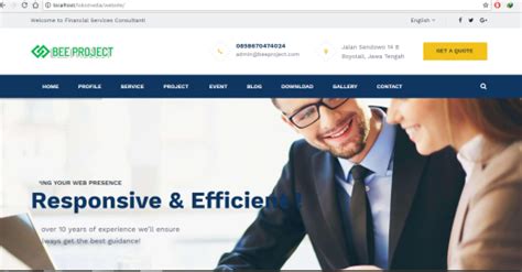 Website Company Corporate Profile Dengan Codeigniter