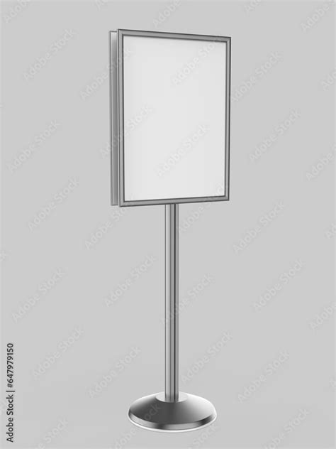 Floor Standing Poster Display Holder Snap Frame Stand Advertisement