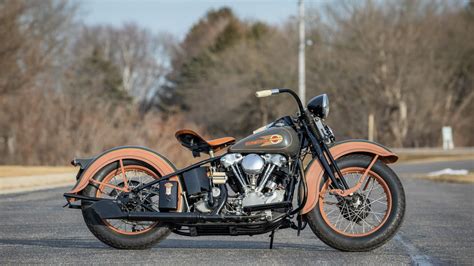 1936 Harley Davidson El Knucklehead At Monterey 2022 As S16 Mecum