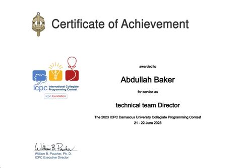 Abdullah Baker On Linkedin 🚀 Closing Up 2023 With 3x Icpc Certificates Of Achievement For My