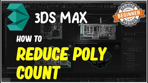 3Ds Max How To Reduce Poly Count YouTube