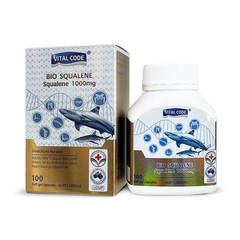Bio Squalene 1000mg 100 Soft Gel Capsules Bpure Australia