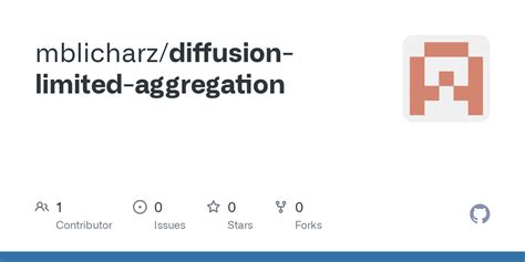 github mblicharz diffusion limited aggregation