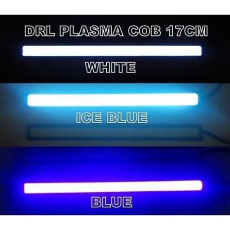 Jual LAMPU DRL PLASMA LED COB 17CM LAMPU DEPAN MOTOR MOBIL LED STRIP