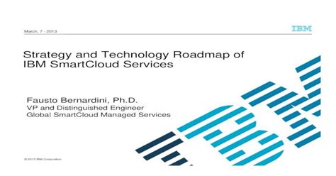 Pdf Strategy And Technology Roadmap Of Ibm Smartcloud · Pdf