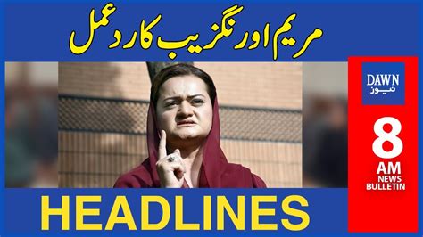 Maryam Aurangzeb Ka Imran Khan K Bayan Par Rad E Amal 8 Am Dawn