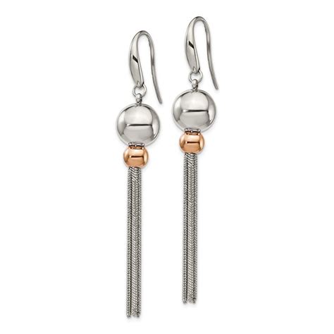 Chisel Chisel Stainless Steel Polished Rose Ip Plated Shepherd Hook