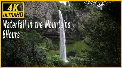 Relaxing Waterfall Sounds For Sleep Mountain Waterfall 8hours Asmr