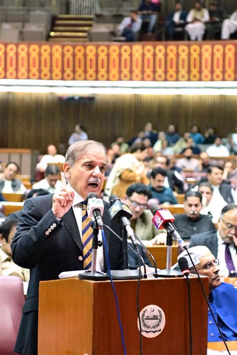 Prime Minister Muhammad Shehbaz Sharif Addresses A Session Of The