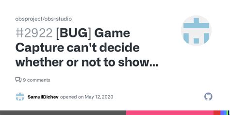 Bug Game Capture Can T Decide Whether Or Not To Show Nvidia Game Filters On Stream Issue