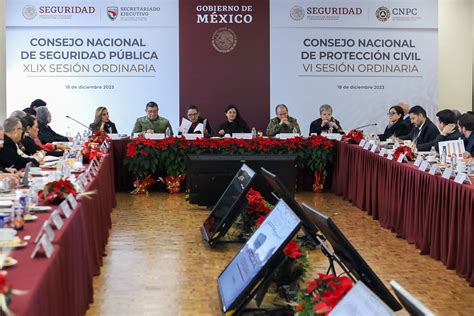 Xlix Sesión Ordinaria Del Consejo Nacional De Seguridad Pública