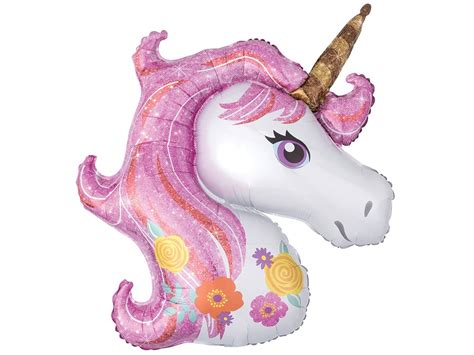 Balon foliowy Magiczny Jednorożec 83 x 73 cm 1 szt Dobra Cena