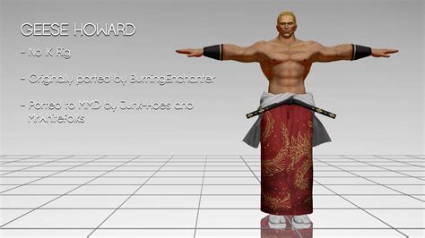 MMD Geese Howard Tekken 7 DL By MrWhitefolks On DeviantArt