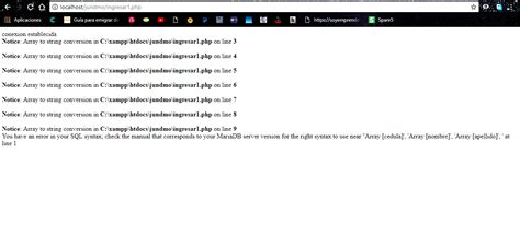Mysql Como Insertar Contenidos Una Base De Datos Desde Un Formulario En Php Stack Overflow