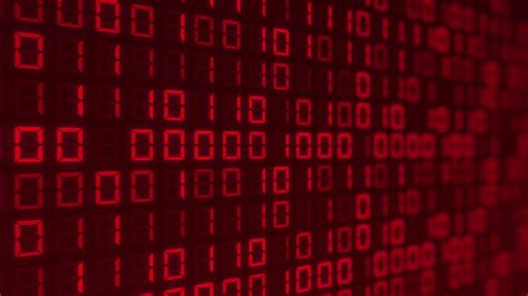 Program Hex Virus Detected Red Text Stock Footage Video 100 Royalty