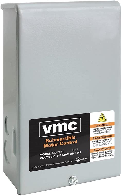 Red Lion 640222 Rlcb15 230 1 5 Hp 230 Volt Vmc Control Box For Well Pump Grey