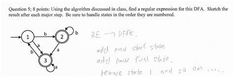 solved question 5 8 points using the algorithm discussed