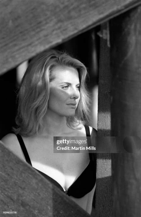 Swedish Actress Sivi Aberg Poses For A Portrait At The Beach Circa