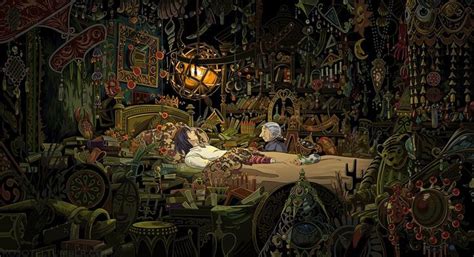 Pin On Ghibli Howls Moving Castle Bedroom Artwork Ghibli