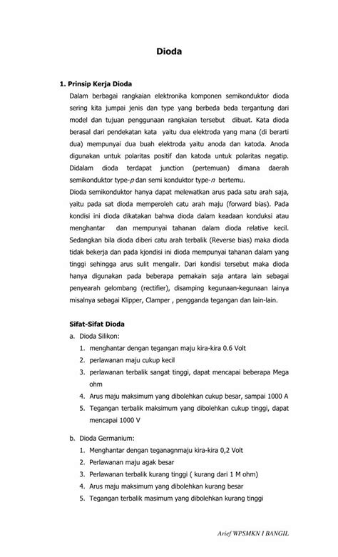 Pdf Jenis Jenis Dioda Dokumen Tips