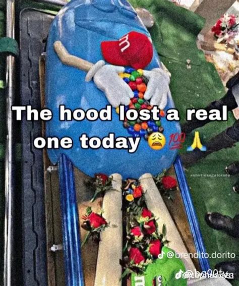 An Odd Looking Object With The Caption The Hood Lost A Real One Today