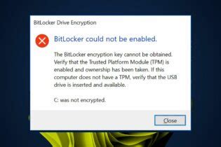 BitLocker Could Not Be Enabled 5 Ways To Fix This Error