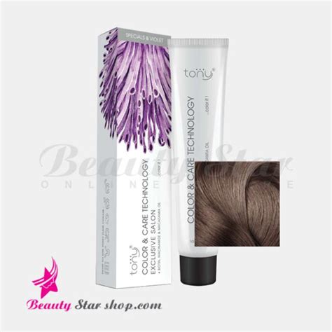 رنگ مو بلوند خاکستری متوسط تونی شماره 78 حجم 100 میلی لیتر ستاره زیبایی