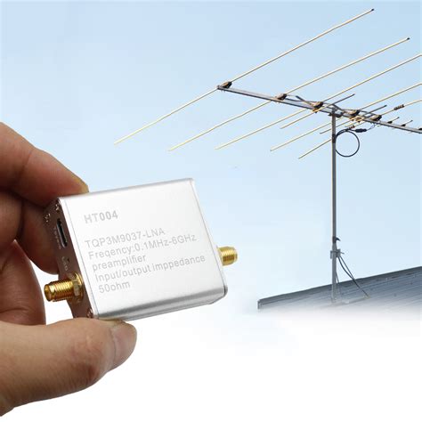 Full Band Low Noise Amplifier 20db High Gain Power Preamplifier Ht004