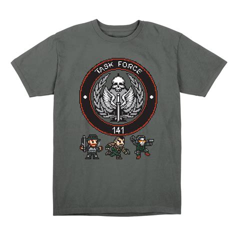 Call Of Duty Task Force 141 8 Bit Chibi Thyme T Shirt Call Of Duty Store