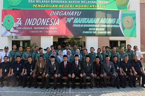 Rangkaian Acara HUT RI Dan HUT MA RI Ke 74 Tahun 2019