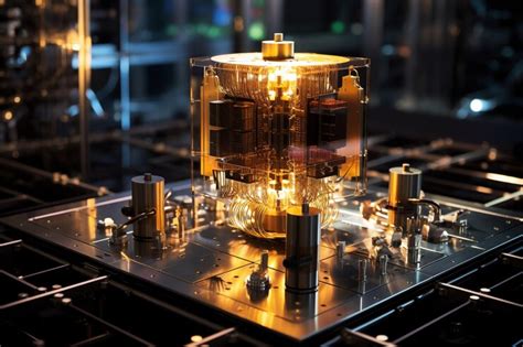 premium ai image quantum computer quantum processor scientific developments superconducting