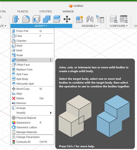 Multiple Bodies To One Component Autodesk Community