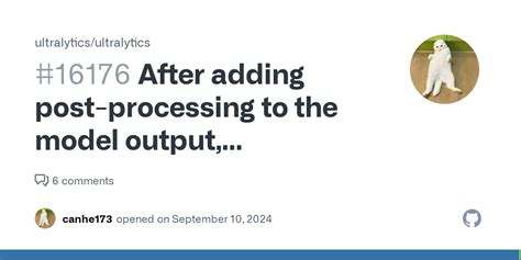 After Adding Post Processing To The Model Output Repackage And Export