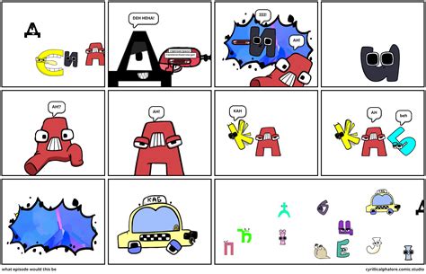 Early Cyrillic Alphabet Lore Comic Studio Comic Studio