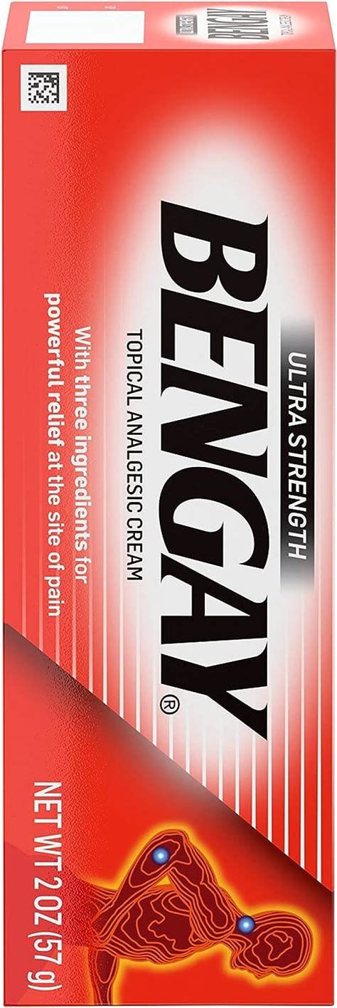 Bengay Ultra Strength Pain Relief Cream 2 Oz Non Greasy Analgesic For