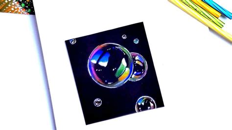 Bubble Drawing Tutorial 3d Bubble Bubble Drawing Bubbles Drawing