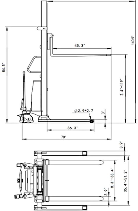 Ekko Ea15b Pallet Stacker For Sale Hof Equipment Company