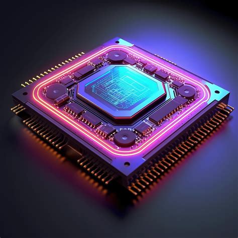Premium Ai Image Computer Chip