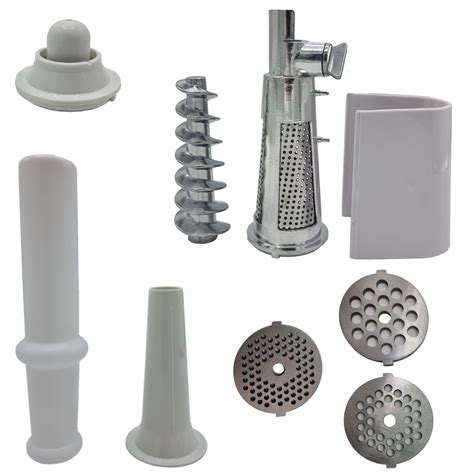 Месомелачка Craft-Tec Inox 3500W, Червени аксесоари, колбаси, кюфтета ...