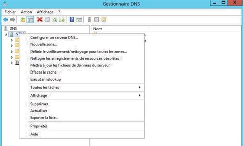 Cour Configuration Du Serveur Dns Sous Windows Server Graphiquement