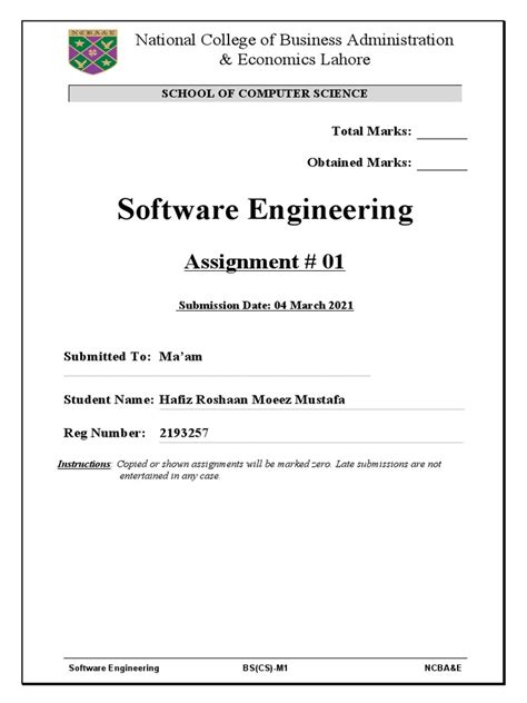 Assignment 1 Pdf Software Development Process Agile Software Development