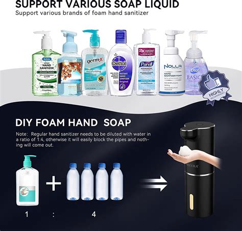 Secura Foaming Soap Dispenser 10oz300ml Touchless Automatic Soap