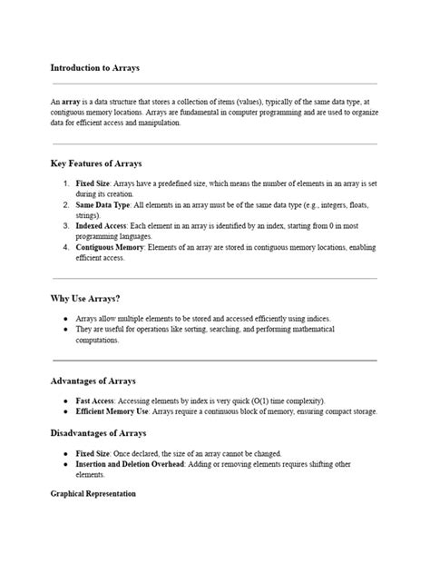 introduction to arrays pdf database index data type