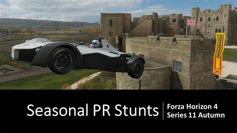 Fh4 Series 11 Autumn All Pr Stunts Youtube