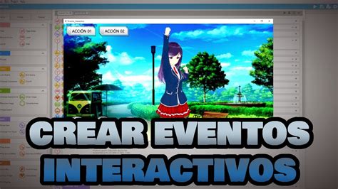 crear eventos interactivos tutorial de tyranobuilder en español youtube