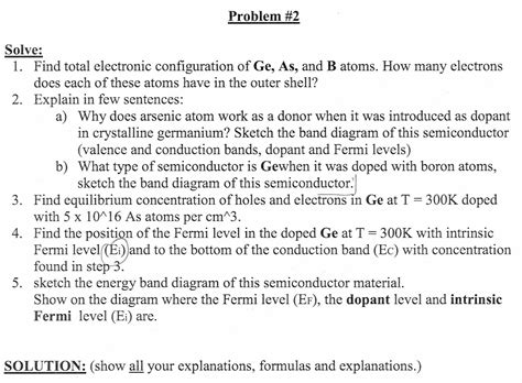 Solved Find Total Electronic Configuration Of Ge As And Chegg