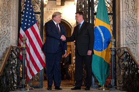 Bolsonaro Apoia Reeleição De Trump Tom Ozimek Jair Bolsonaro