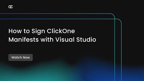How To Sign Code Developed In Visual Studio Protect Certificates With CodeSign Secure YouTube