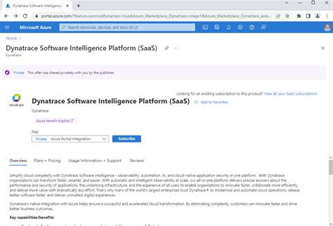 Linking To An Existing Azure Native Dynatrace Service Resource Azure